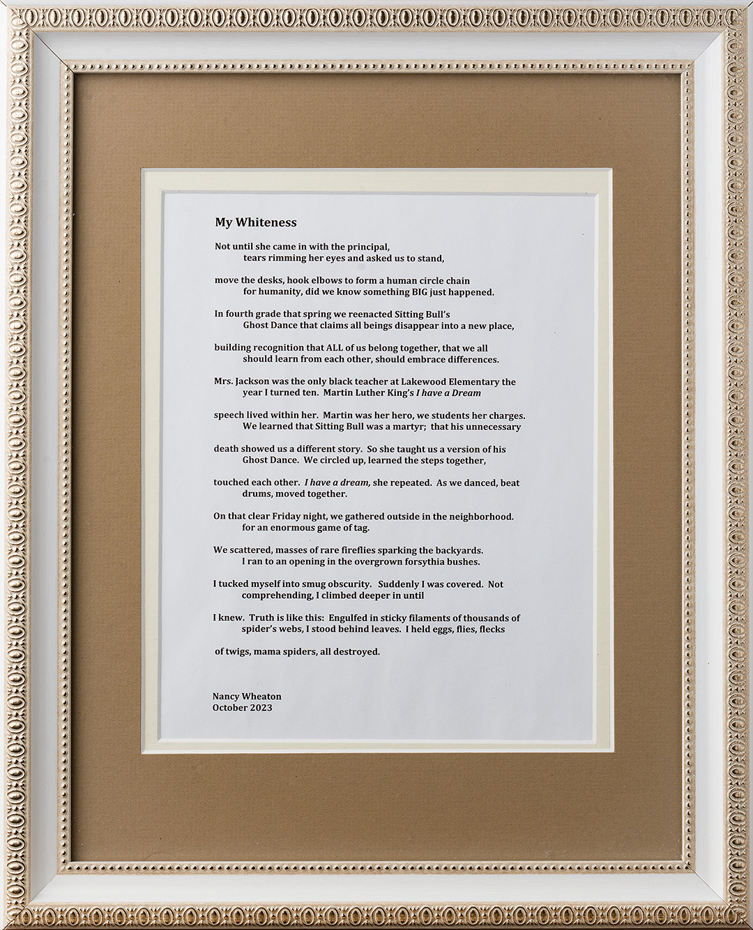 My Whiteness - Green Acre